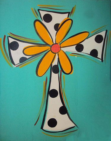 Easy Cross Paintings